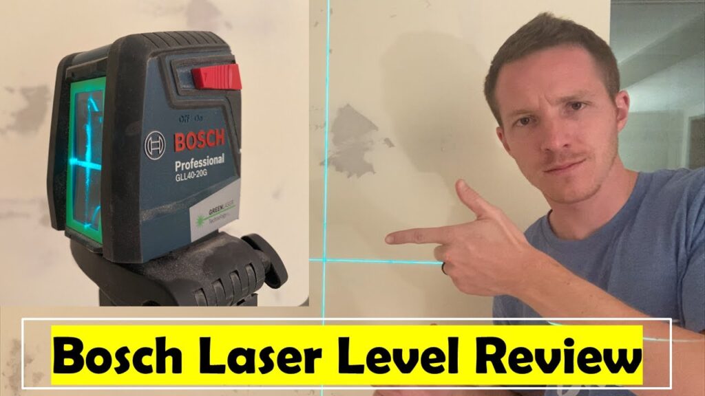 How to Use Bosch Laser Level - Home Teat